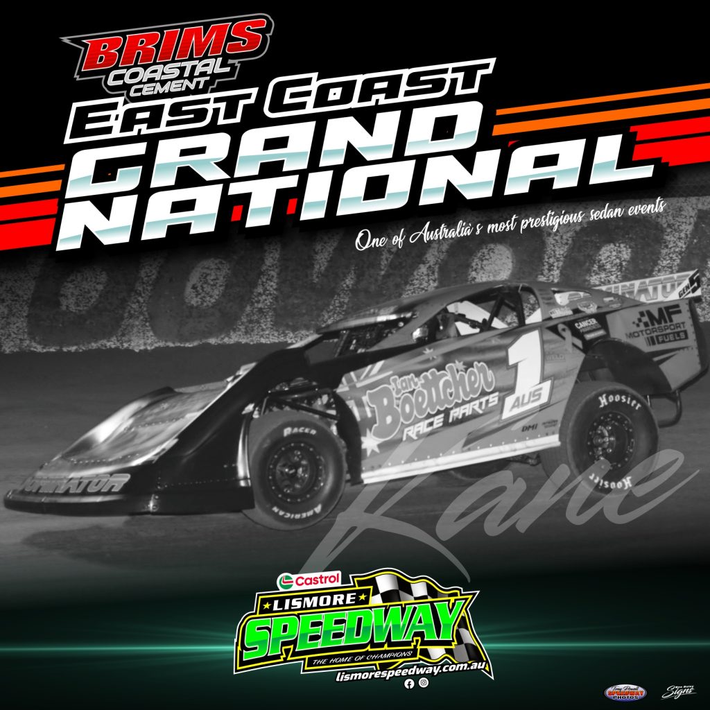 DARREN KANE CHASES ANOTHER ECGN WIN – Lismore Speedway