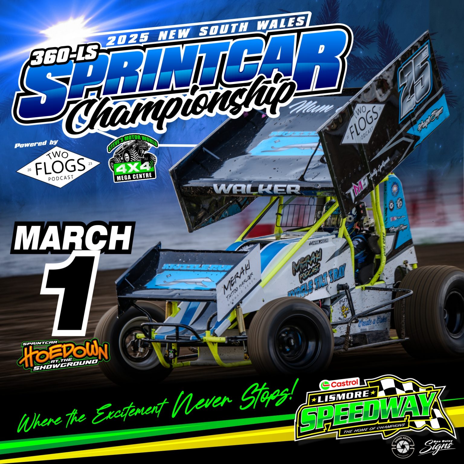 NSW CHAMPIONSHIP EXCITEMENT BUILDS – Lismore Speedway